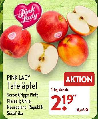 Pink Lady Tafeläpfel Angebot bei ALDI Nord - 1Prospekte.de