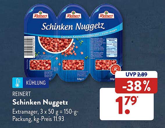 Reinert Schinken Nuggetz Angebot bei ALDI SÜD - 1Prospekte.de