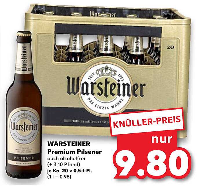 Warsteiner Premium Pilsener Angebot bei Kaufland - 1Prospekte.de
