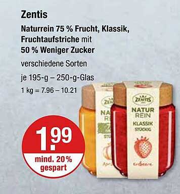 Zentis Angebot bei V-Markt - 1Prospekte.de