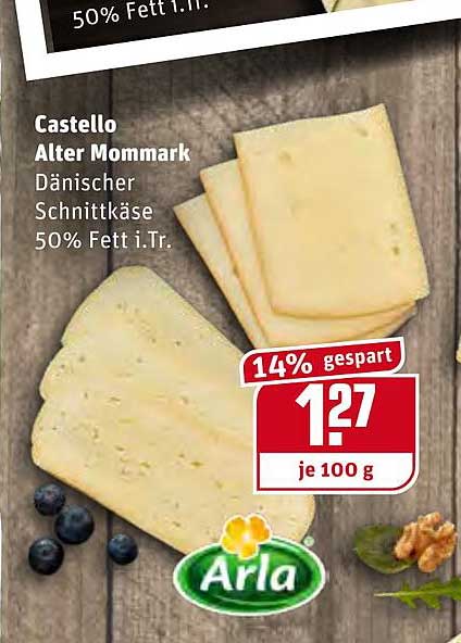 Arla Castello Alter Mommark Angebot bei REWE - 1Prospekte.de