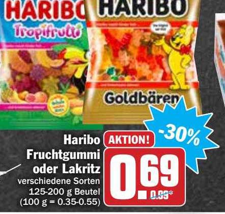 Haribo Fruchtgummi Oder Lakritz Angebot bei Hit