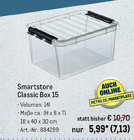 Smartstore Classicbox 15 Angebot bei METRO - 1Prospekte.de