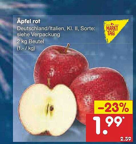 äpfel Rot Angebot bei Netto Marken-Discount - 1Prospekte.de