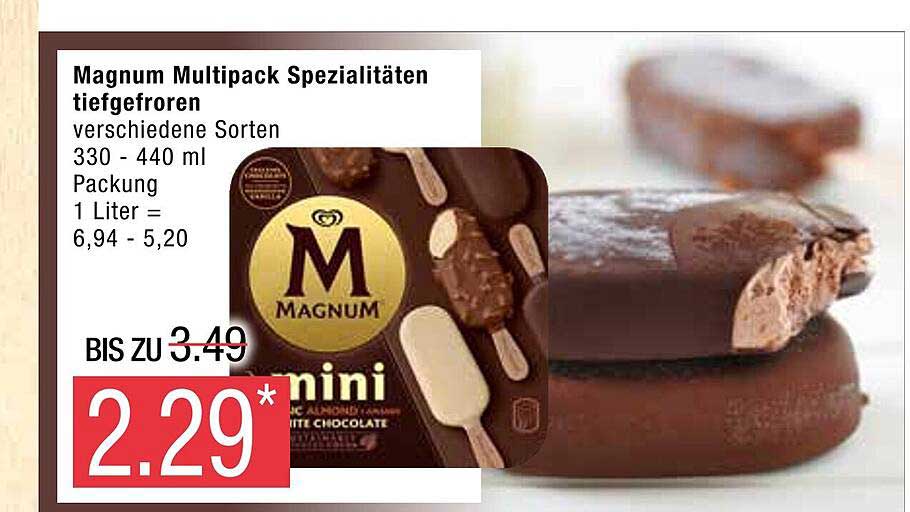 Magnum Multipack Spezialitäten Tiefgefroren Angebot bei Marktkauf ...
