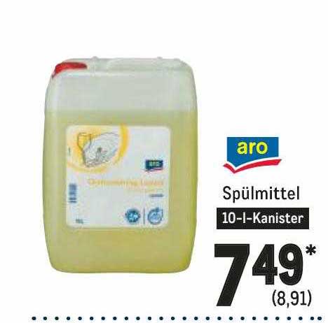 Aro Spülmittel Angebot bei METRO - 1Prospekte.de