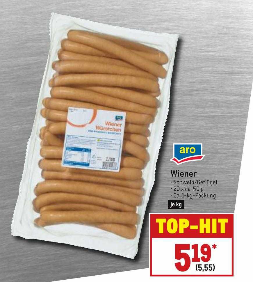 Aro Wiener Angebot bei METRO - 1Prospekte.de