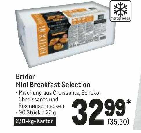 Bridor Mini Breakfast Selection Angebot bei METRO - 1Prospekte.de