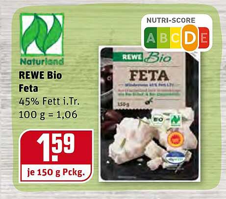 Rewe Bio Feta Angebot bei REWE Kaufpark - 1Prospekte.de