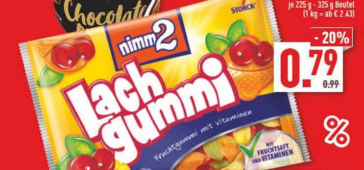 Nimm2 Lach Gummi Angebot bei Edeka Struve