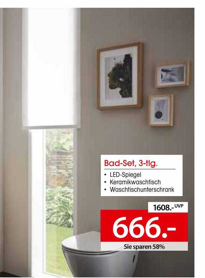 Bad-set 3tlg Angebot bei Zurbrüggen - 1Prospekte.de