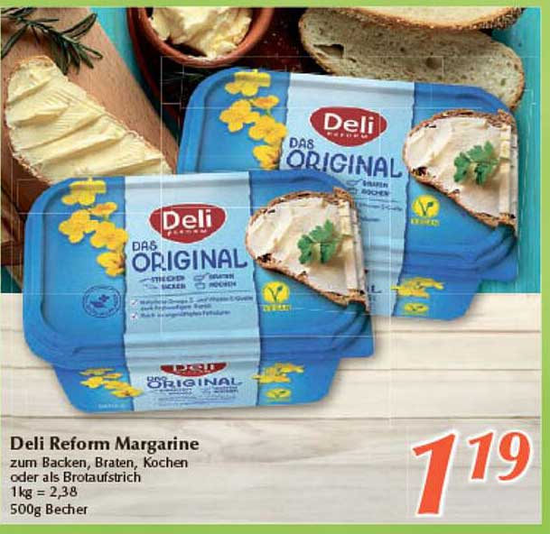 Deli Reform Margarine Angebot bei Inkoop - 1Prospekte.de