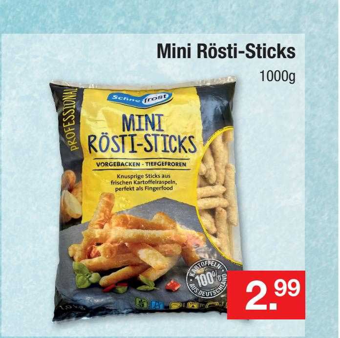 Mini Rösti-sticks Angebot bei Zimmermann - 1Prospekte.de