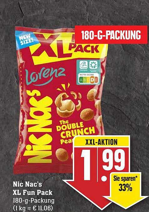 Nic Nac's XL Fun Pack Angebot bei Scheck-in-Center - 1Prospekte.de