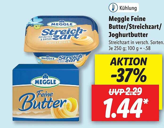 Meggle Feine Butter-streichzart Angebot bei ALDI Nord