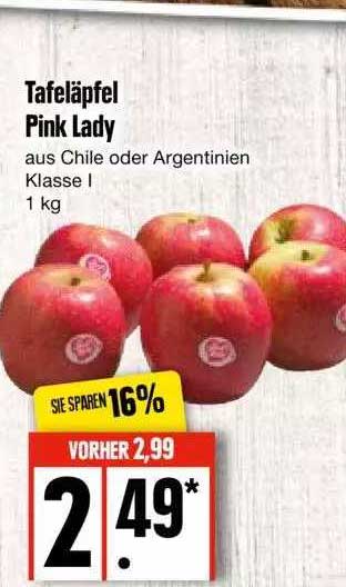 Tafeläpfel Pink Lady Angebot bei EDEKA - 1Prospekte.de