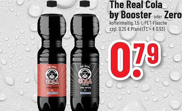 The Real Cola By Booster Oder Zero Angebot bei Trinkgut - 1Prospekte.de