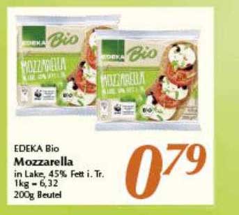 Edeka Bio Mozzarella Angebot bei Inkoop - 1Prospekte.de
