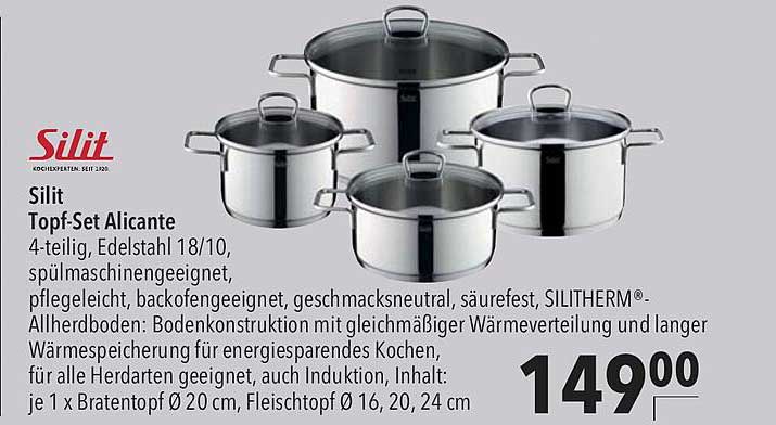Silit Topf-set Alicante Angebot bei CITTI Markt - 1Prospekte.de
