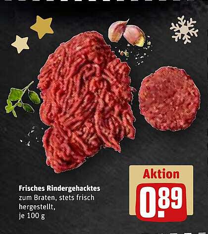 Frisches Rindergehacktes Angebot bei REWE Kaufpark - 1Prospekte.de