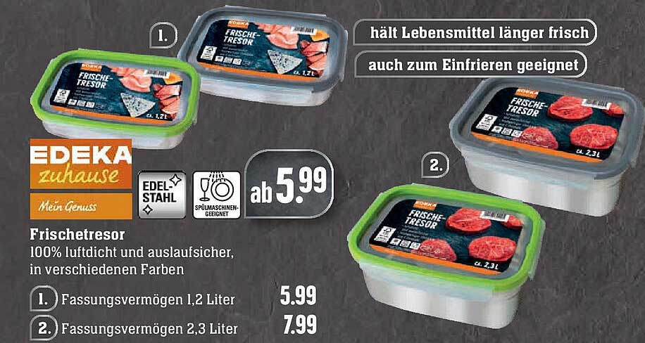 Edeka Zuhause Frischetresor Angebot bei Marktkauf - 1Prospekte.de