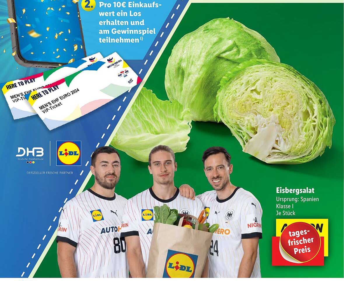 Eisbergsalat Angebot bei Lidl - 1Prospekte.de