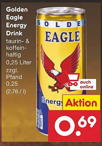 Golden Eagle Energy Drink Angebot bei Netto Marken-Discount - 1Prospekte.de