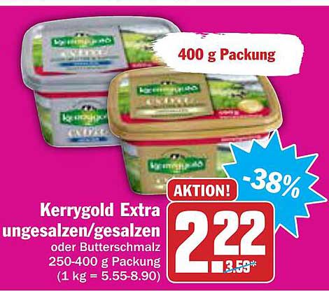 Kerrygold Extra Ungesalzen Oder Gesalzen Angebot bei AEZ