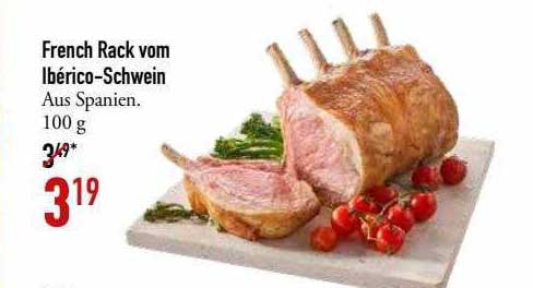 French Rack Vom Ibérico Schwein Angebot bei DINEA - 1Prospekte.de