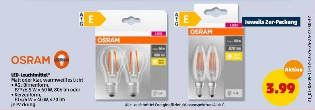 Osram Led-leuchtmittel Angebot bei Penny - 1Prospekte.de