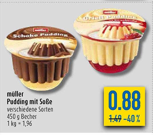 Müller Pudding Mit Soße Angebot bei Diska - 1Prospekte.de