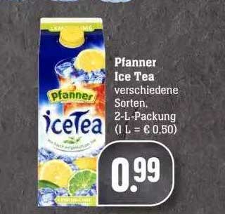 Pfanner Ice Tea Angebot bei EDEKA