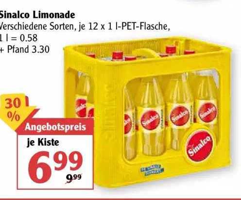 Sinalco Limonade Angebot bei Globus - 1Prospekte.de