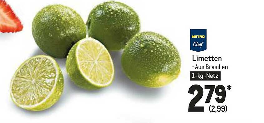 Metro Chef Limetten Angebot bei METRO - 1Prospekte.de