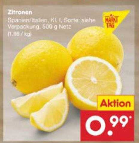 Zitronen Angebot bei Netto Marken-Discount - 1Prospekte.de