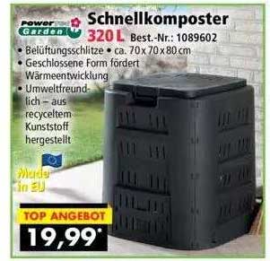 Powertec Garden Schnellkomposter Angebot bei Norma24