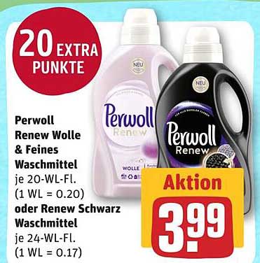 Perwoll Renew Wolle & Feines Waschmittel Oder Renew Schwarz Waschmittel ...