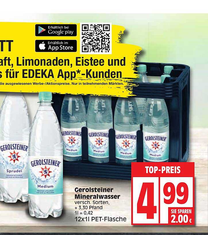 Spannende Gerolsteiner Angebot Edeka Fotos