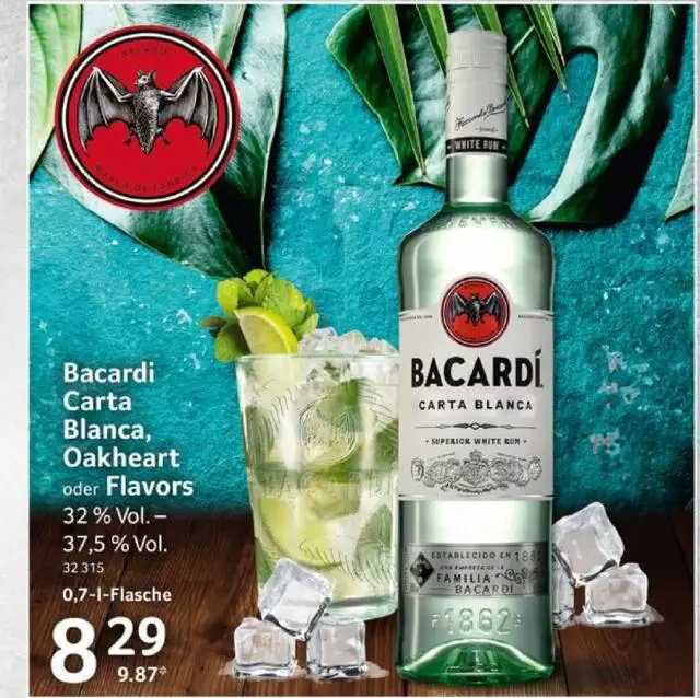 Bacardi Carta Blanca, Oakheart Oder Flavors Angebot bei Selgros ...