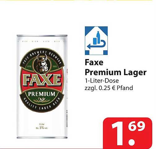 Faxe Premium Lager Angebot bei Famila - 1Prospekte.de