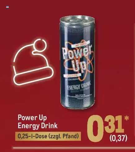 Power Up Energy Drink Angebot bei METRO - 1Prospekte.de