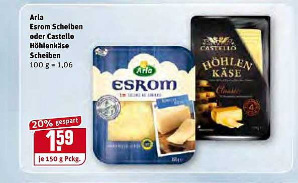 Arla Esrom In Scheiben Angebot bei Multi Markt