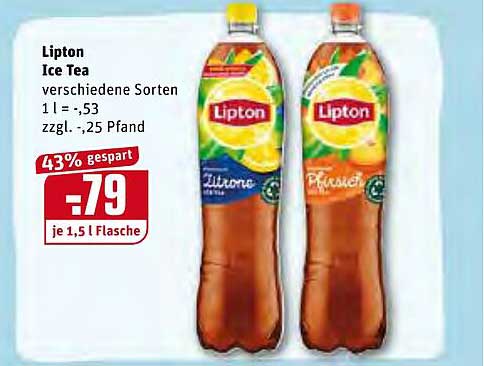 Lipton Ice Tea Angebot bei REWE - 1Prospekte.de