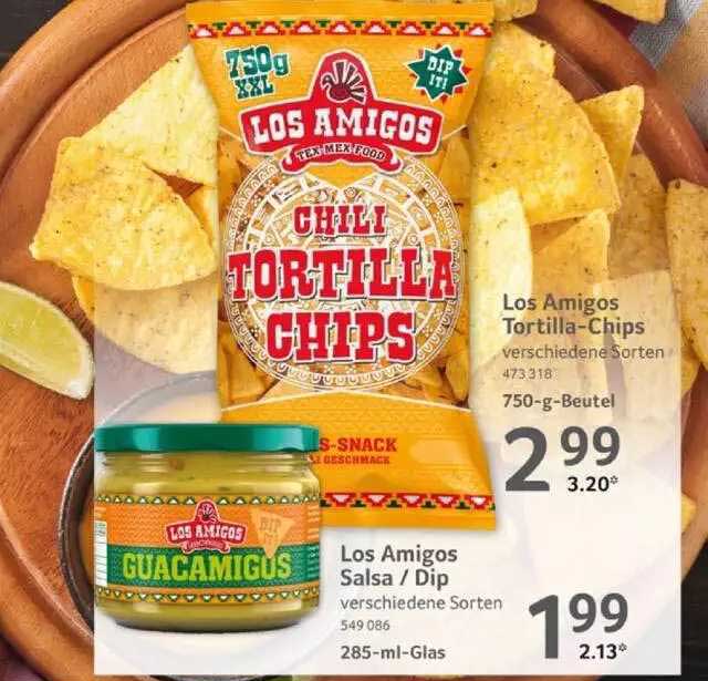 Los Amigos Tortilla-chips Oder Salsa Oder Dip Angebot bei Selgros ...