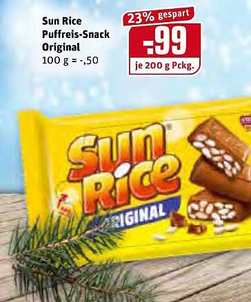 Sun Rice Puffreis-snack Original Angebot bei REWE Kaufpark - 1Prospekte.de