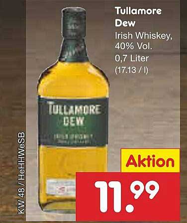 Tullamore Dew Irish Whiskey Angebot bei Netto Marken-Discount ...