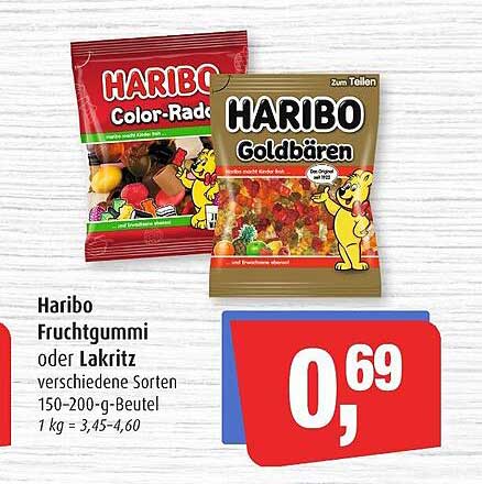 Haribo Fruchtgummi Oder Lakritz Angebot bei Markant - 1Prospekte.de