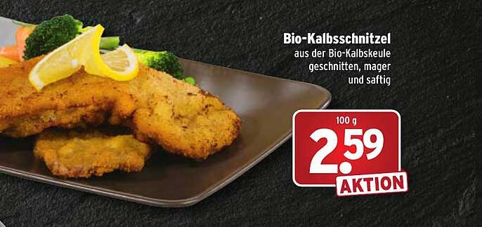 Bio Kalbsschnitzel Angebot bei Wasgau - 1Prospekte.de