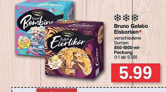 Bruno Gelato Eistorten Angebot bei Famila Nordwest - 1Prospekte.de