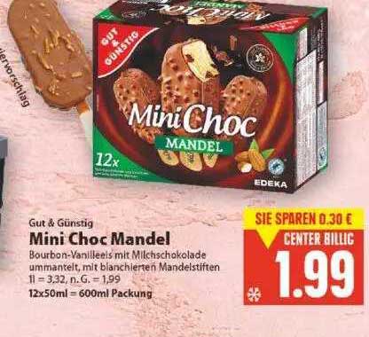 Gut & Günstig Mini Choc Mandel Angebot bei E Center